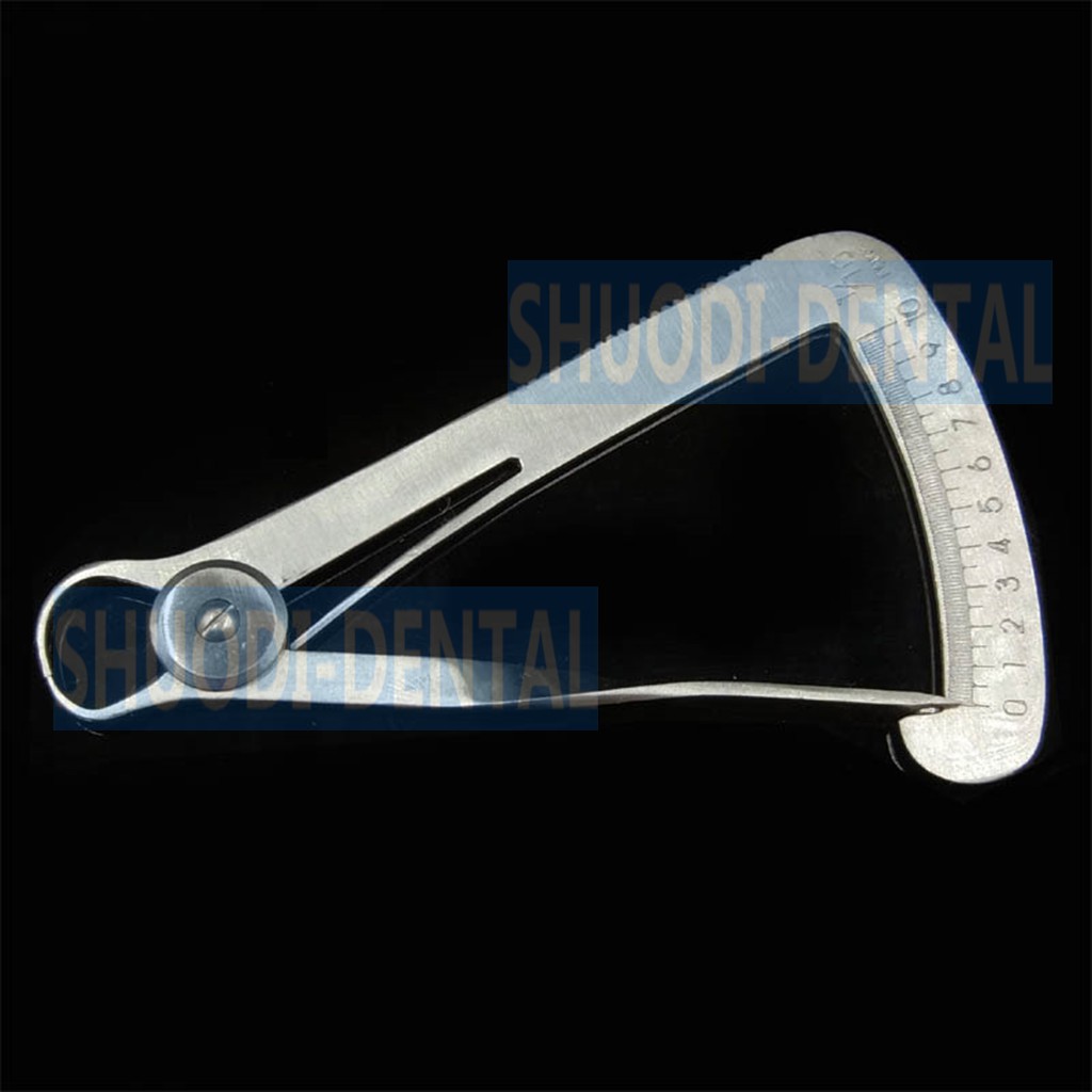 Dental Stainless Steel Crown Gauge Caliper Dental Lab Ruler | Shopee ...