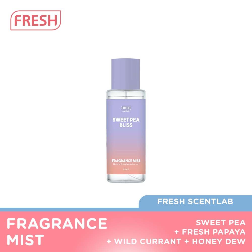 Fresh Scentlab Fragrance Mist Sweet Pea Bliss 88mL - Best-seller, Sweet ...