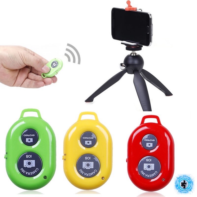 Universal Mini Wireless Bluetooth Shutter Release Remote Control Selfie ...