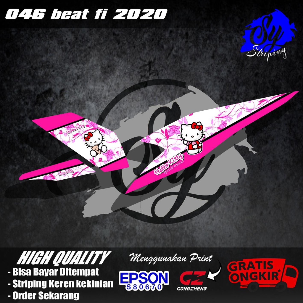 46 New Beat FI Motorcycle Striping Stickers 2020-2022 List of Hello ...