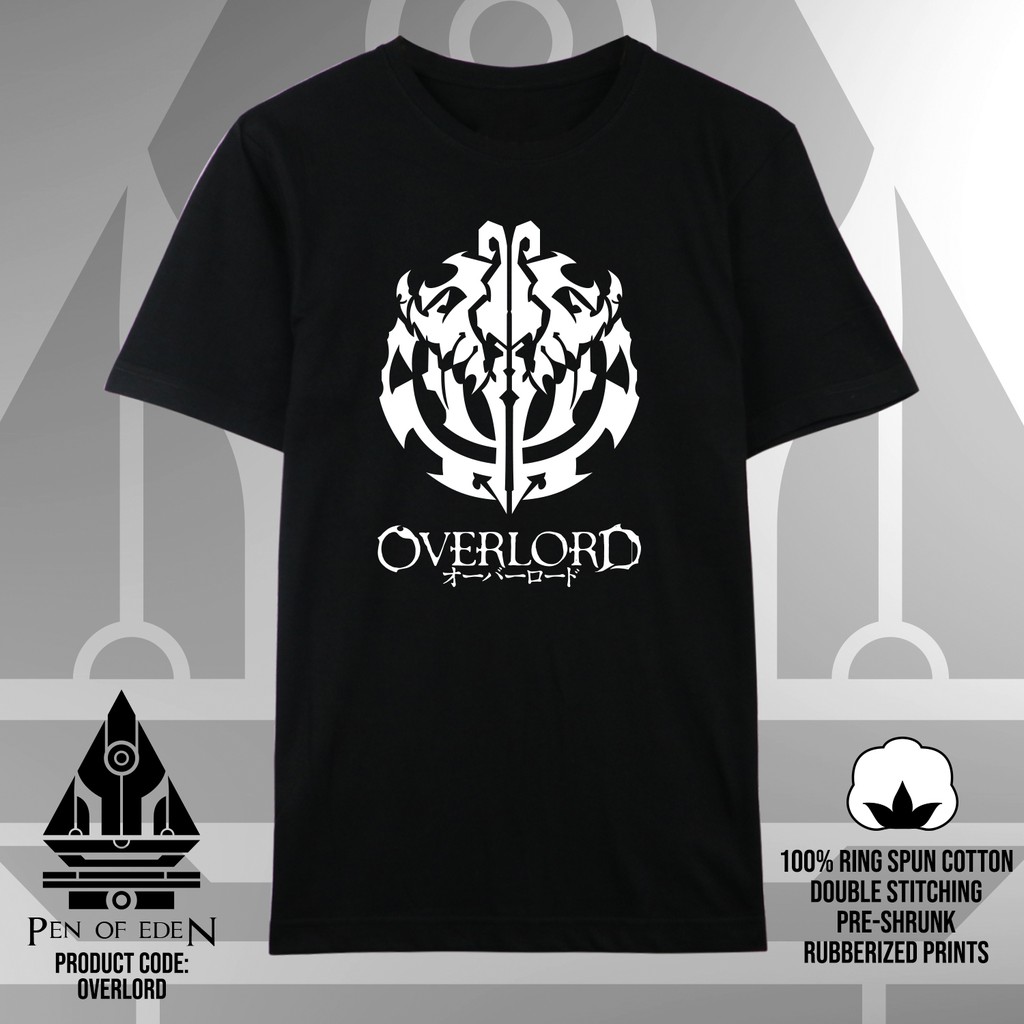 Overlord Guild Emblem Ainz Ooal Gown Shirt | Shopee Philippines