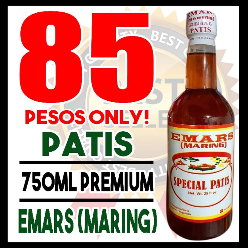 Special Patis Pangasinan 750ML | Shopee Philippines