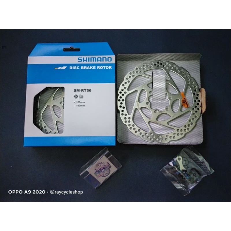 Shimano SM-RT56 Disc Brake Rotors 160mm (Sold as Pair) | Shopee Philippines