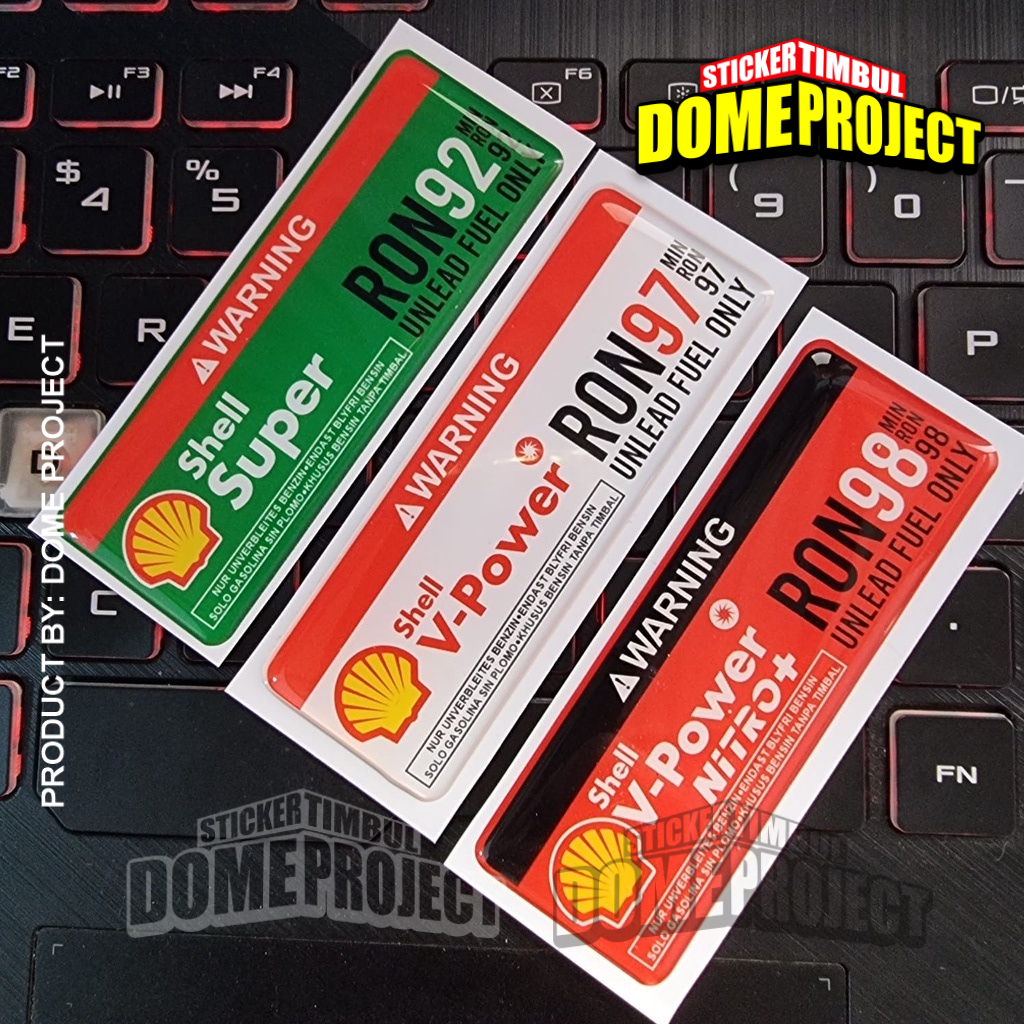 SHELL FUEL VARIANT WARNING STICKERS | Shopee Philippines