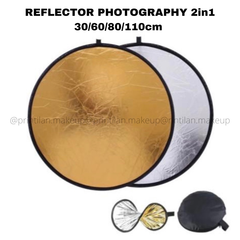 Reflector Photography 2in1 (30/60/80/110cm) | Shopee Philippines