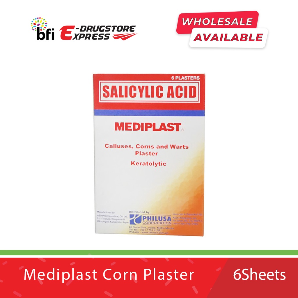 BFI E-Drugstore Mediplast Corn Plaster 6s | Shopee Philippines