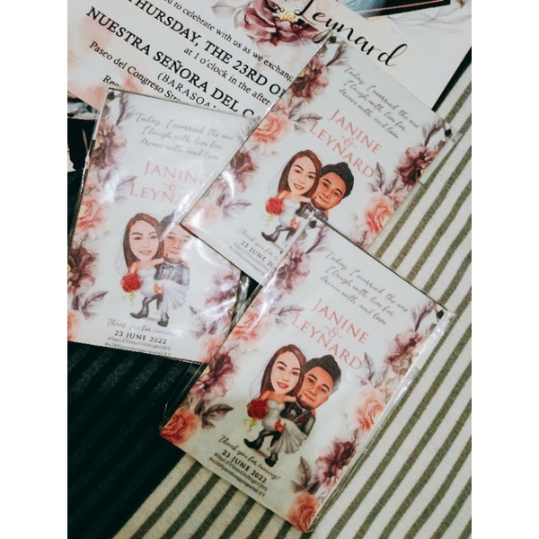 Ref Magnet (Wedding, Birthday, Christening, Corporate Events Souvenir ...