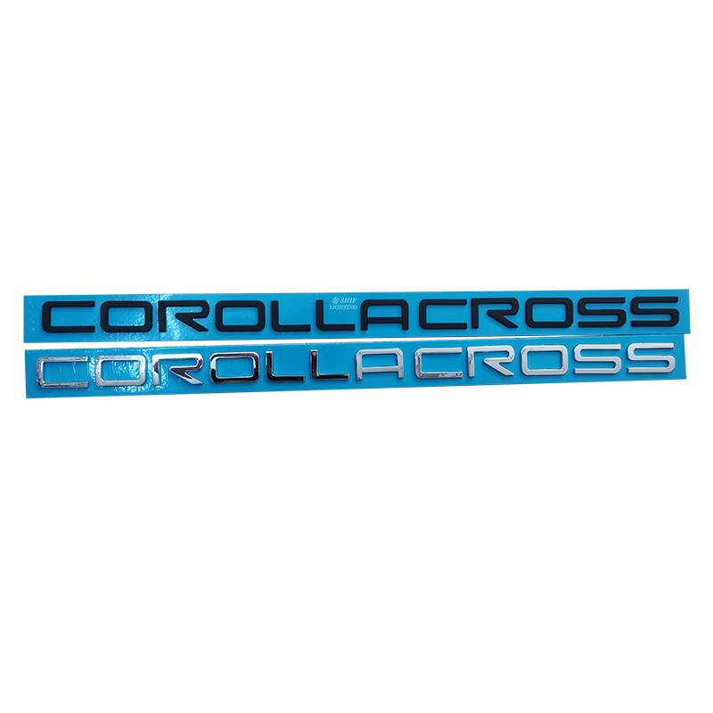 1 X ABS COROLLA CROSS Letter Car Auto Trunk Hood Decorative Emblem ...