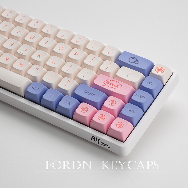 Bubble Keycap PBT 127Key XDA Profile Compatible with 60/70/80/108 ...