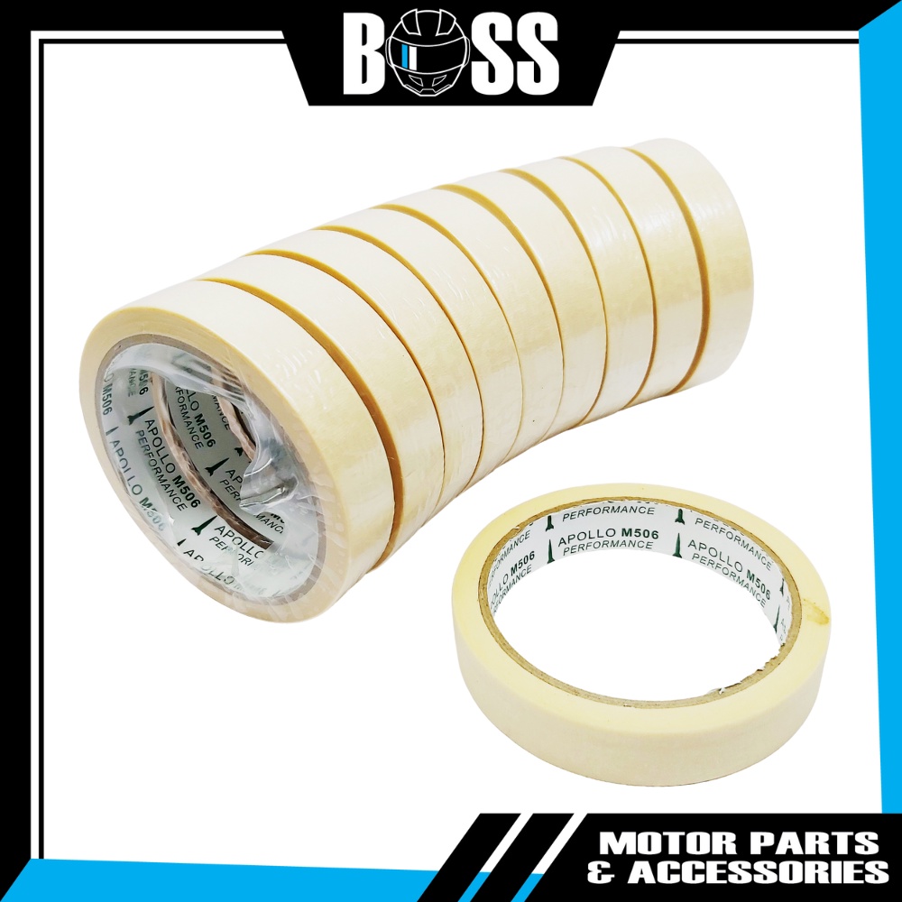 [BOSS MOTOR] Masking Tape (18mm x 10 meters) | Shopee Philippines