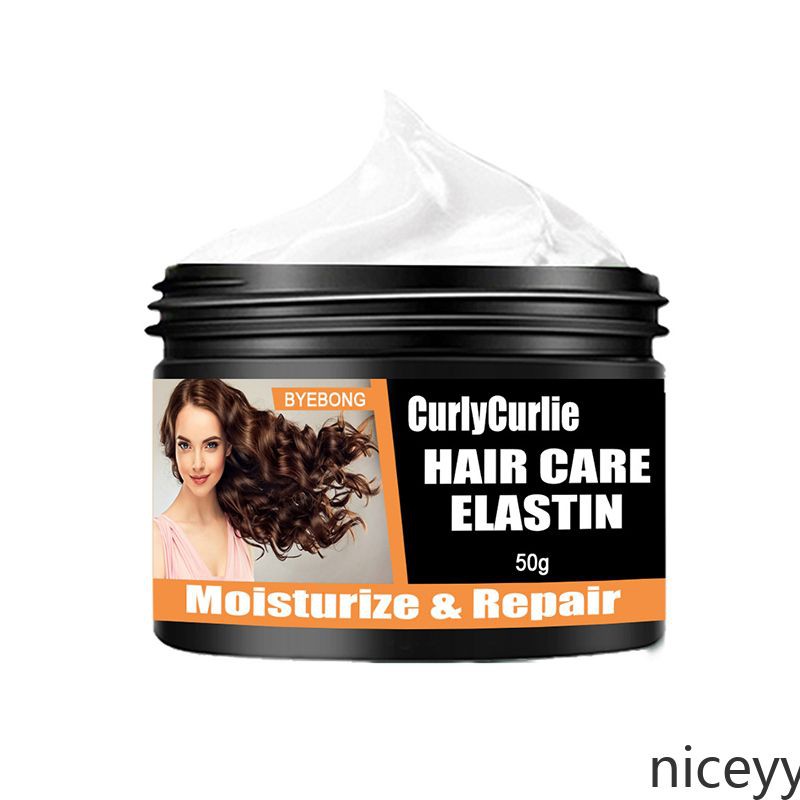 repair Afro-curly hair styling moisturizing hair elastin styling cream ...