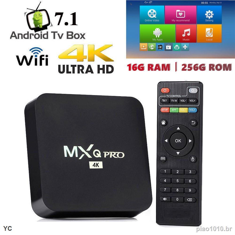 MXQ Pro TV set top box 4k 16gb 256gb wifi 5G android smart set top box ...