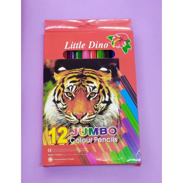 JUMBO COLOR PENCIL 12COLORS | Shopee Philippines