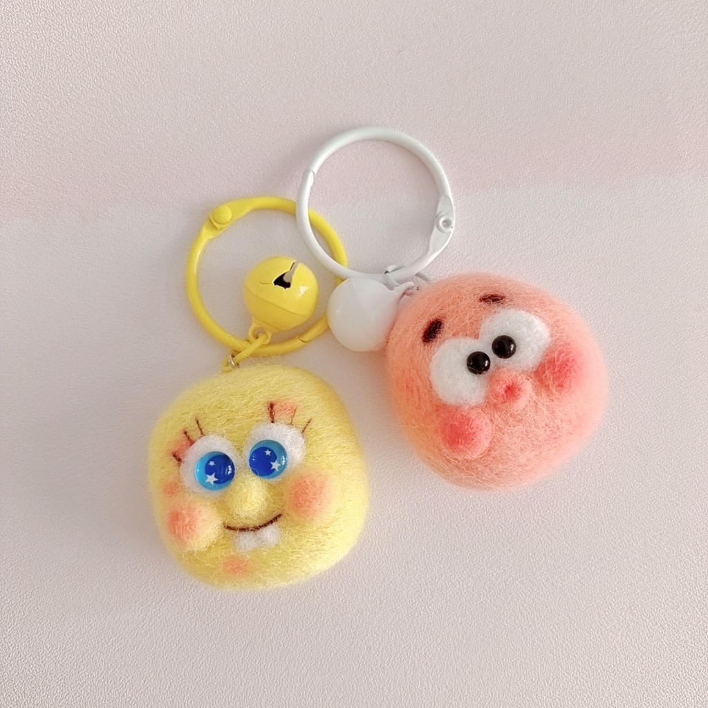 Ready Stock YOMICO Spongebob Squarepants Pie Daxing Wool Felt Free Tool ...