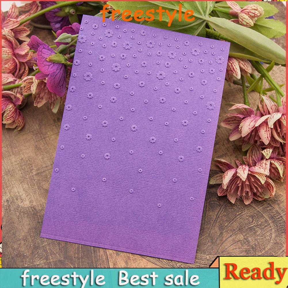 Plastic Flowers Embossing Folder for DIY Scrapbooking Photo Album ...