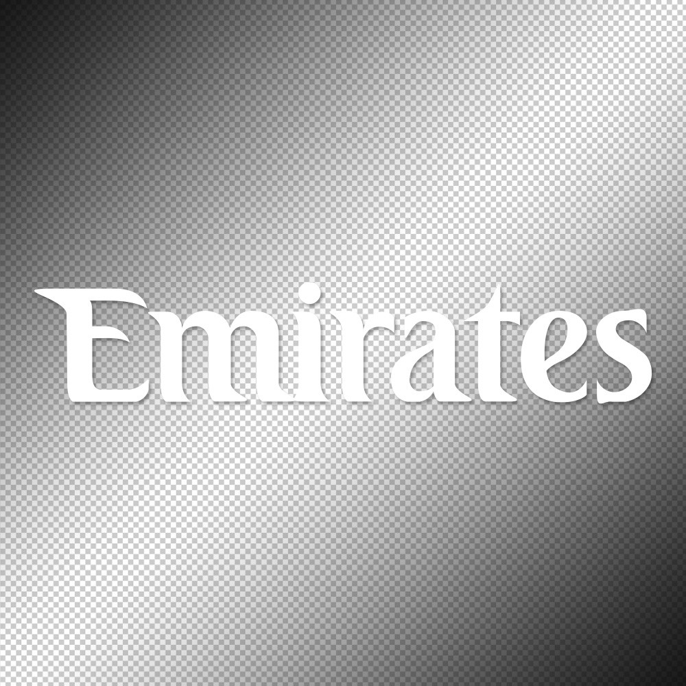 Stickers | 2x Emirates | Decals | Vinyl Weather Proof | Dubai UAE Abu ...