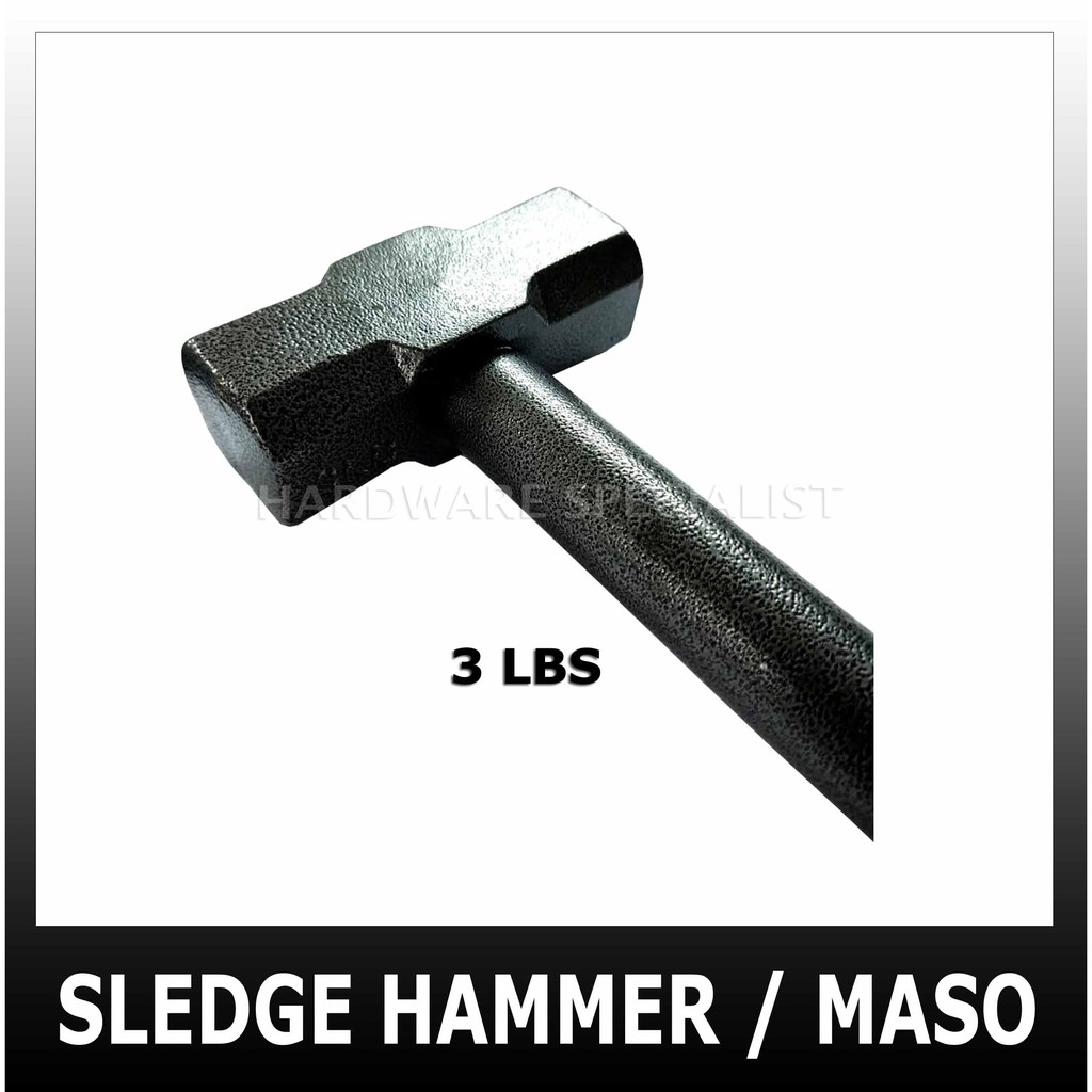Sledge Hammer / Maso With Rubber Handle Heavy Duty | Shopee Philippines