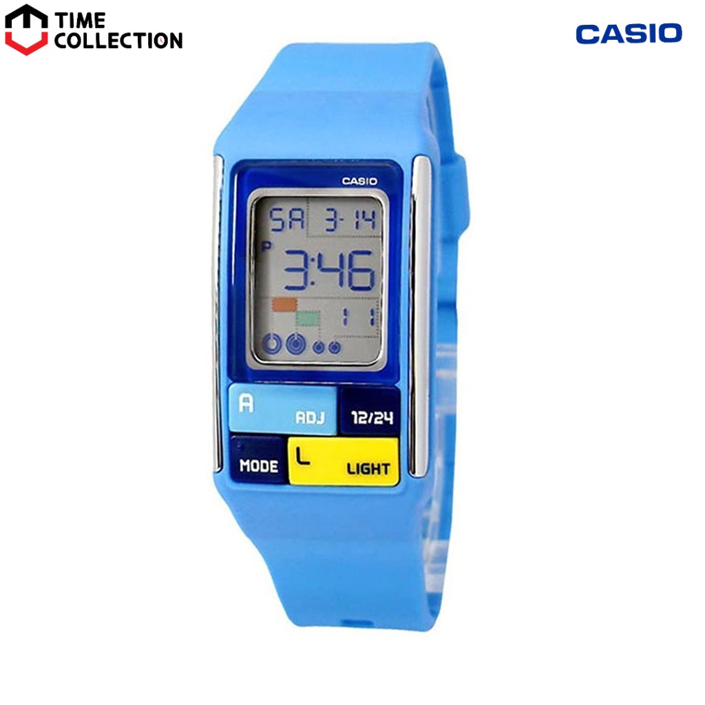 Casio Poptone LDF-50-2DR Digital Rubber Strap Watch For Women | Shopee ...