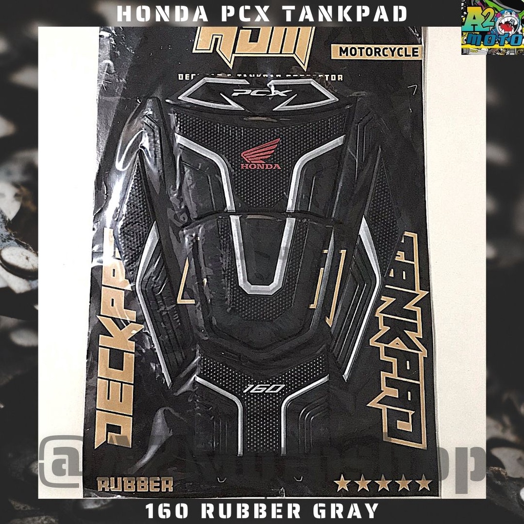 HONDA PCX 150 160 Tank Pad Rubber / Carbon Protector Decal Sticker ...