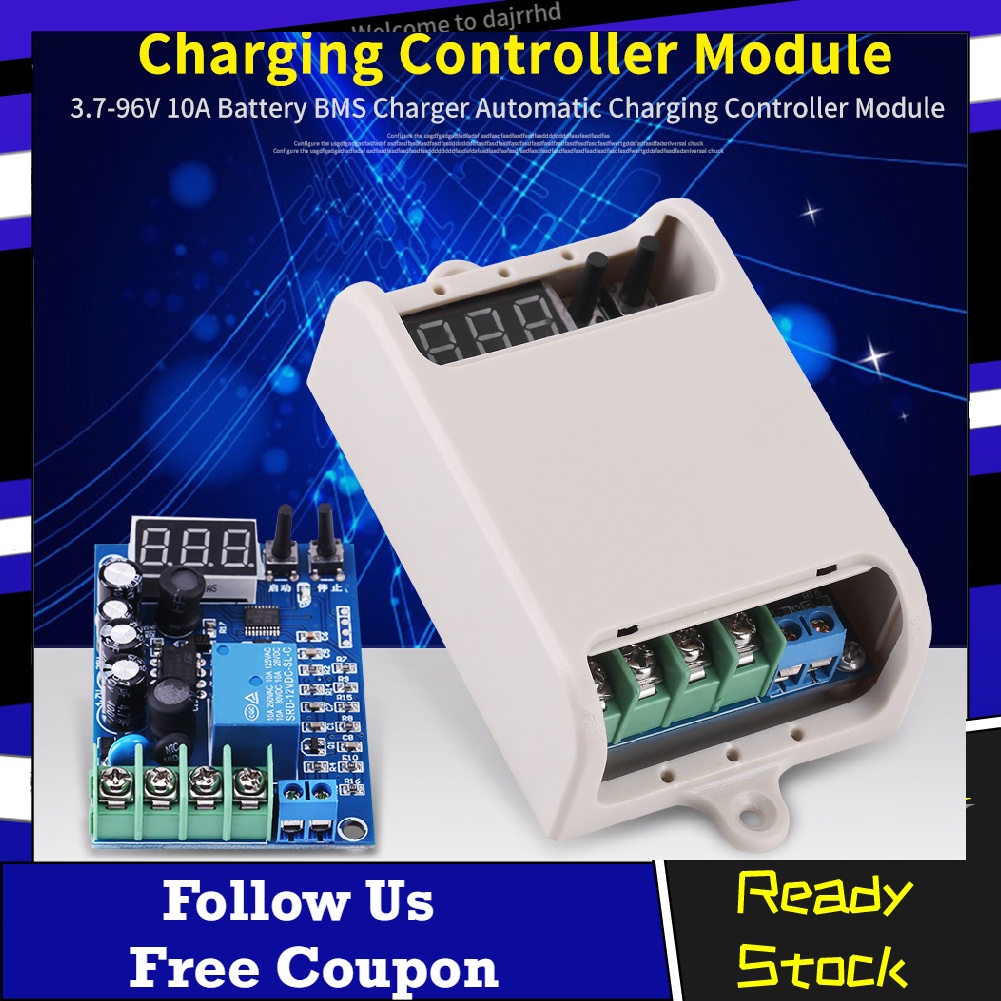 3.7-96V 10A Battery BMS Charger Automatic Charging Controller Module ...