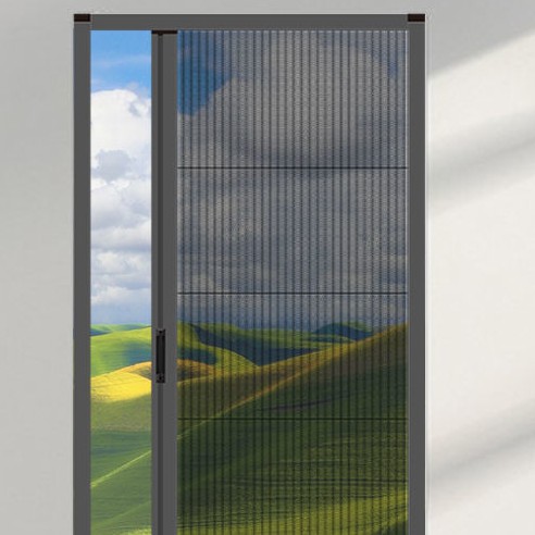Custom sliding folding screen door Anti mosquito insect trackless ...