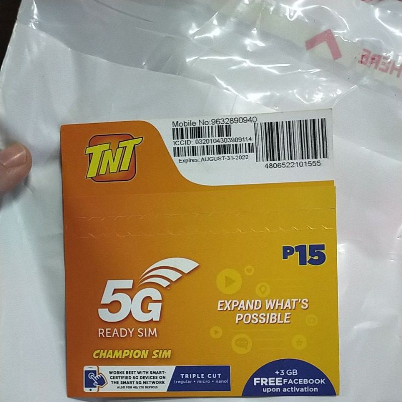TNT 5G Prepaid Sim Cards | Shopee Philippines