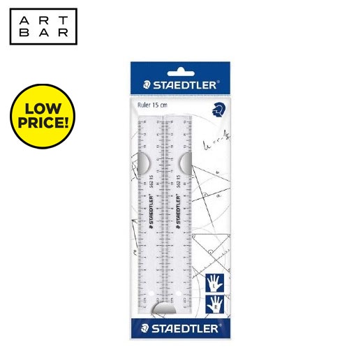 Staedtler Plastic Ruler 562152Pb 2Pcs - Art Bar PH | Shopee Philippines