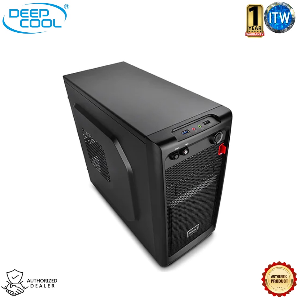 Deepcool Smarter Micro-ATX PC Case Black - Supports MICRO ATX/MINI-ITX ...