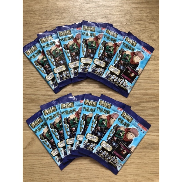 [Tanpopo ] Jujutsu Kaisen Bandai jjk Character Stamp Card Pack | Shopee ...