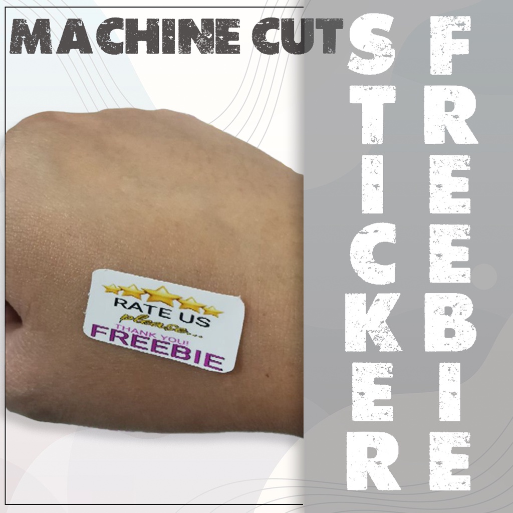 FREEBIE STICKER / 5 STAR STICKER | Shopee Philippines