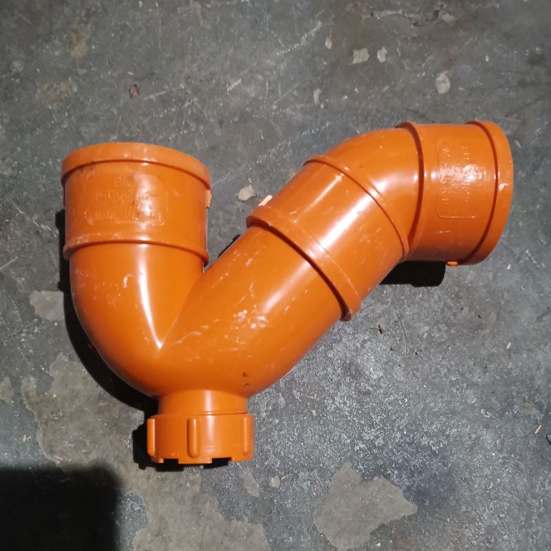 good quality thick Pvc sanitary orange P trap 2 3 4 | Shopee Philippines