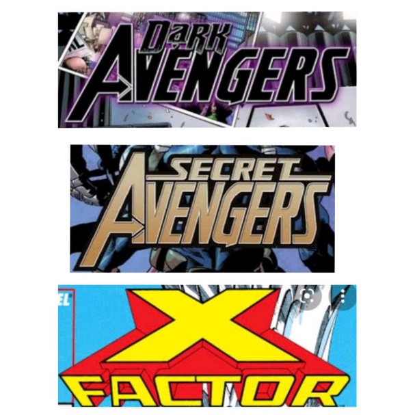 3d Printed logo-Dark Avengers,Secret Avengers and X factor | Shopee ...