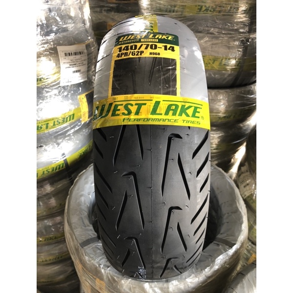 WESTLAKE 140/70x14 AEROX Rear tire and 110/80x14 H968 4PR-62P withe ...
