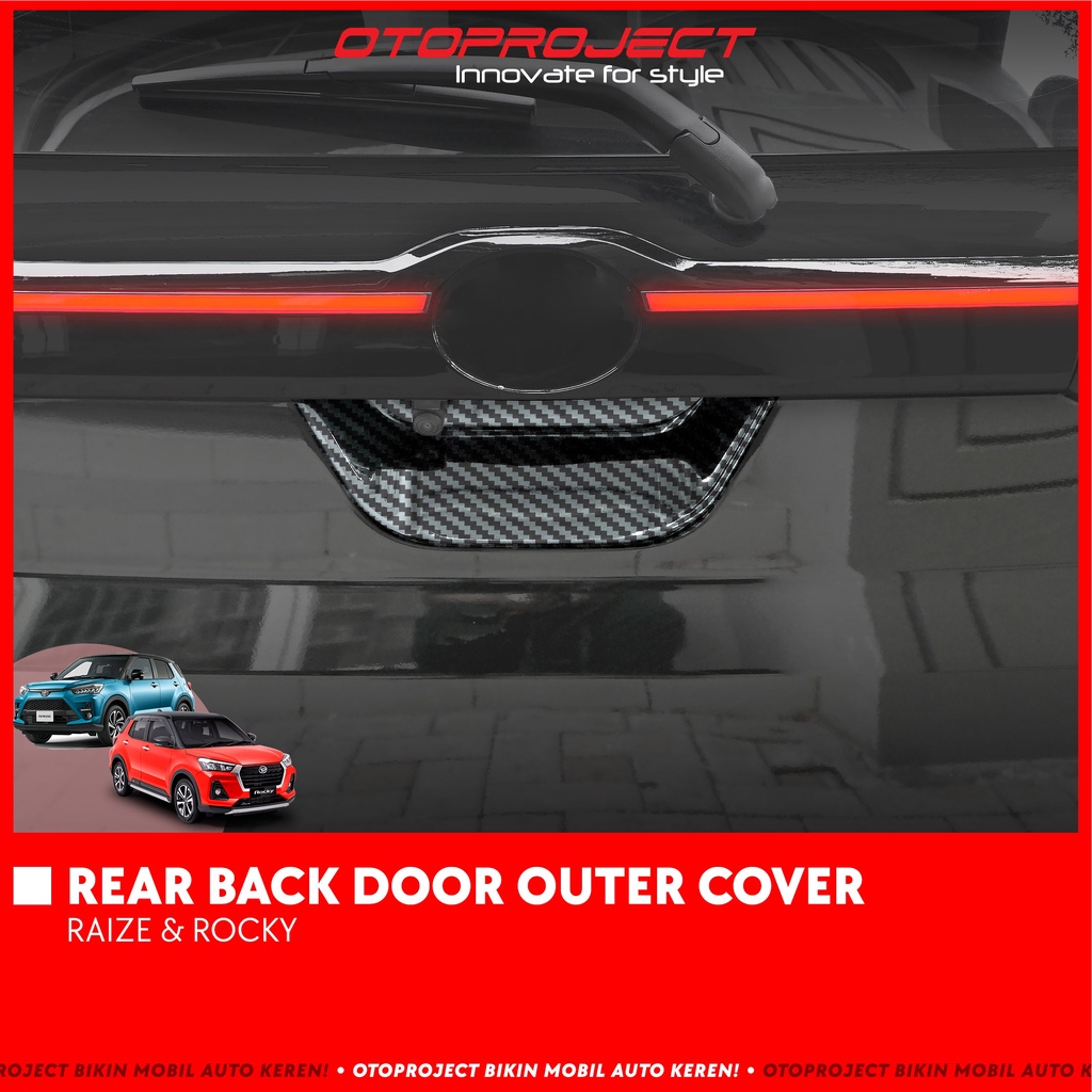 Otoproject - Rear Back Door Outer Cover Raize/Rocky | Shopee Philippines