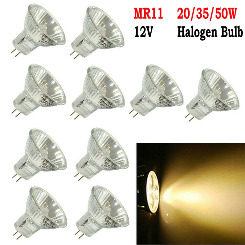 1PC Halogen Bulb MR11 20/35/50W 12V Spot Lamp Light Bulbs Replace ...