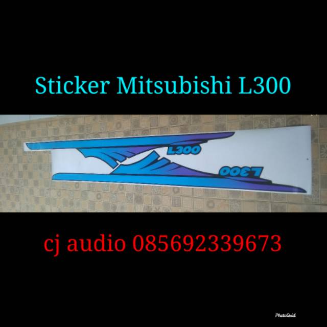 Mitsubishi L 300 L300 pick up Car Sticker Sticker | Shopee Philippines