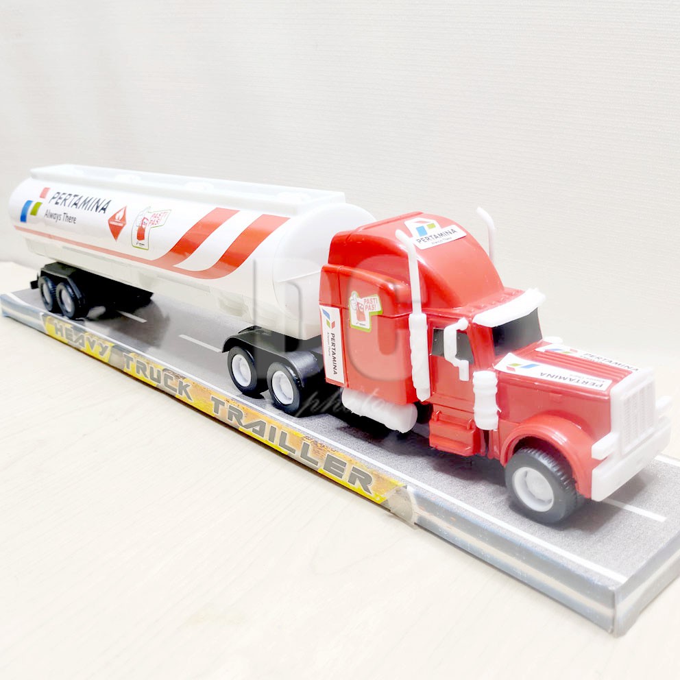 Tga Heavy Truck Trailer Pertamina 392 Toy Fuel Transport Tank Truck ...