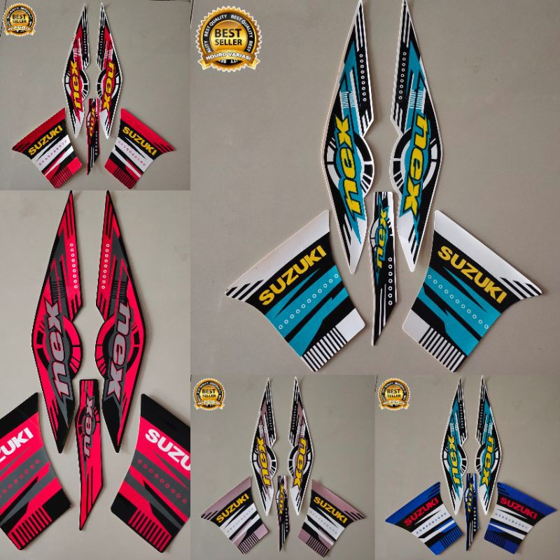 2012 2013 Suzuki Nex Striping, best quality standard Suzuki motorbike ...