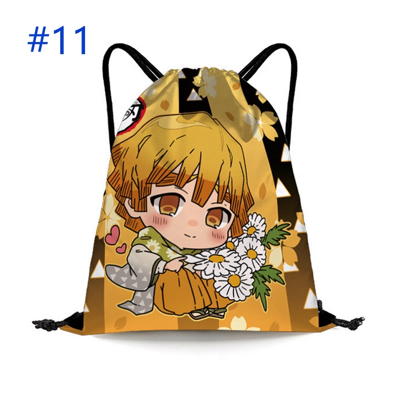 Demon Slayer Kimetsu No Yaiba Shopping Bag Drawstring Bag Tomioka Giyuu ...