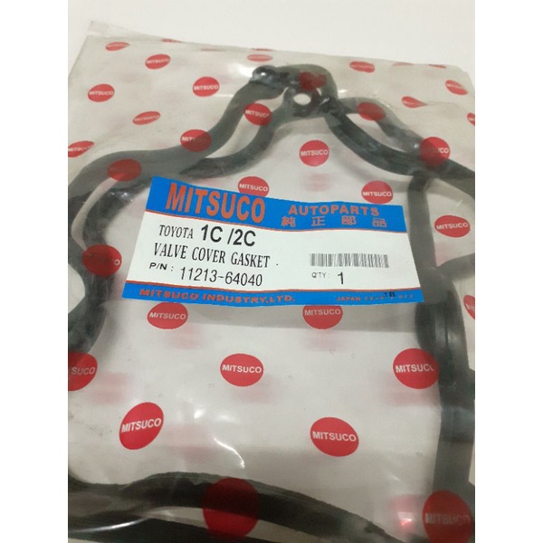 MITSUCO VALVE COVER GASKET TOYOTA 1C/2C | Shopee Philippines