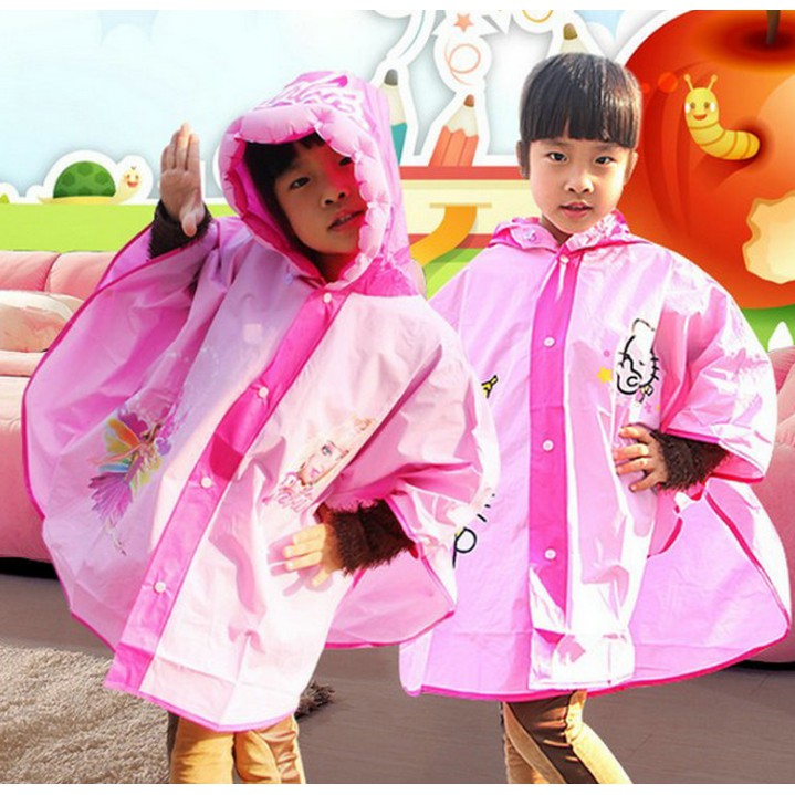 Children's fashion raincoat/ butterfly Children's Poncho Butterfly ...