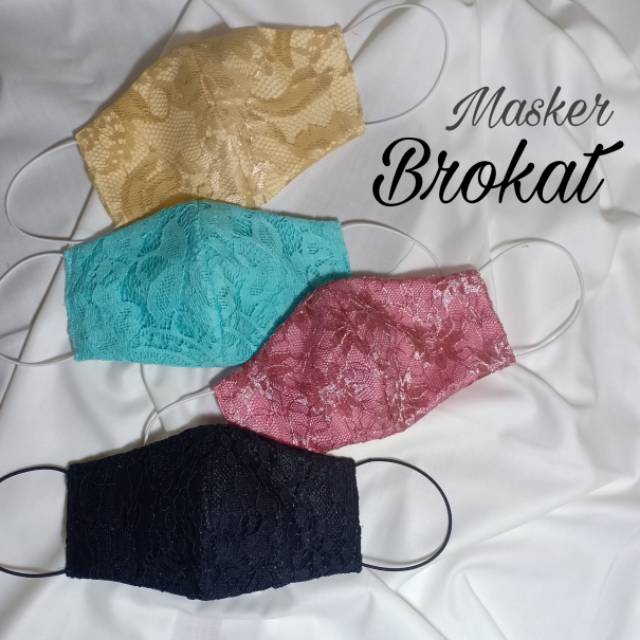 3-Layer Brocade Mask | Shopee Philippines