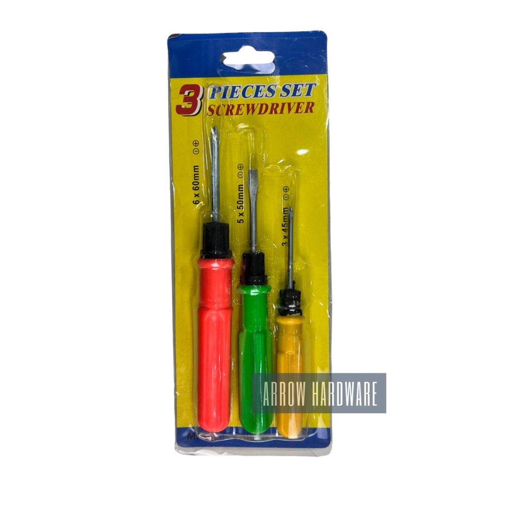 Tiger Screwdriver Set Steel Flat Screw driver Philip Screw Tools 3pcs ...