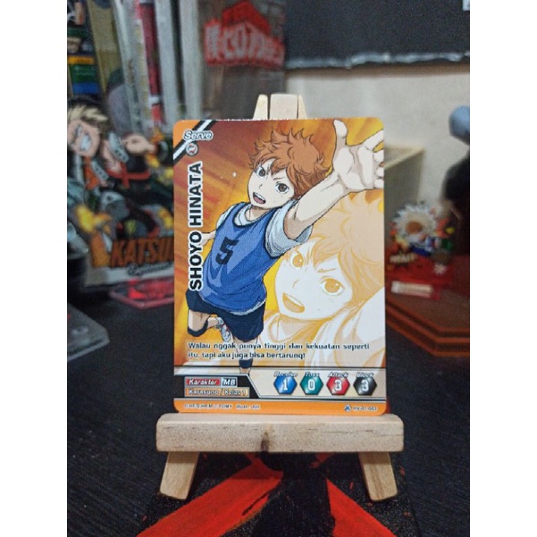 [Rare] Hinata Shoyo Karasuno Haikyuu!! Volleyball Card Game Merchandise ...