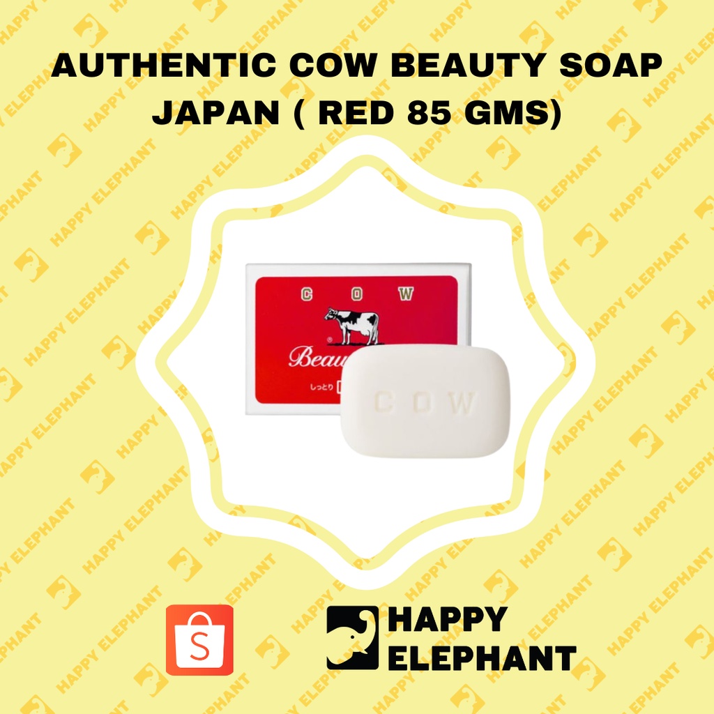 Authentic Cow Beauty Soap – Japan ( RED 100 grams) | Shopee Philippines