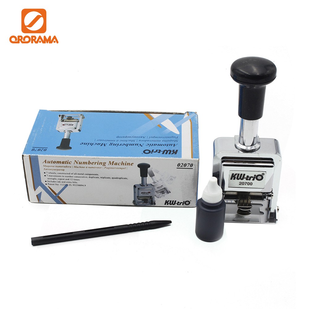 Automatic Numbering Machine Brand KW-Trio 02070 7-Digit Coding Machine Page Number Automatic ...