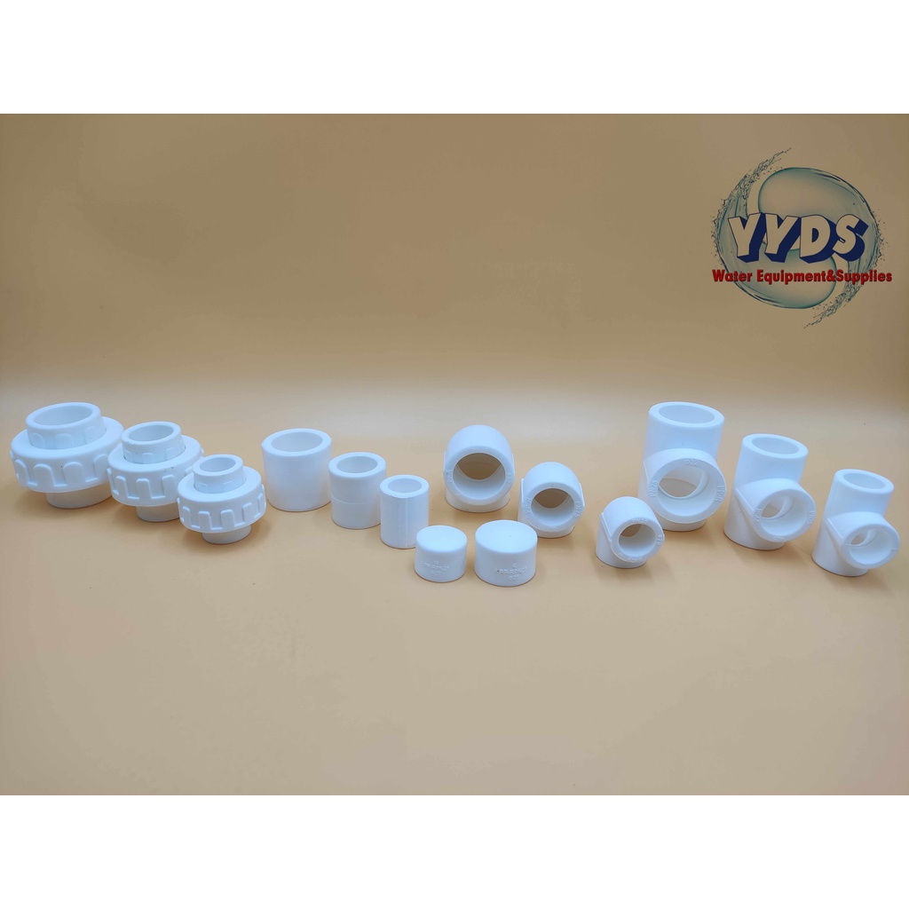 PPR Fittings plain ELBOW, COUPLING,TEE, END CAP, MALE PLUG, 1/2" 3/4" 1 ...
