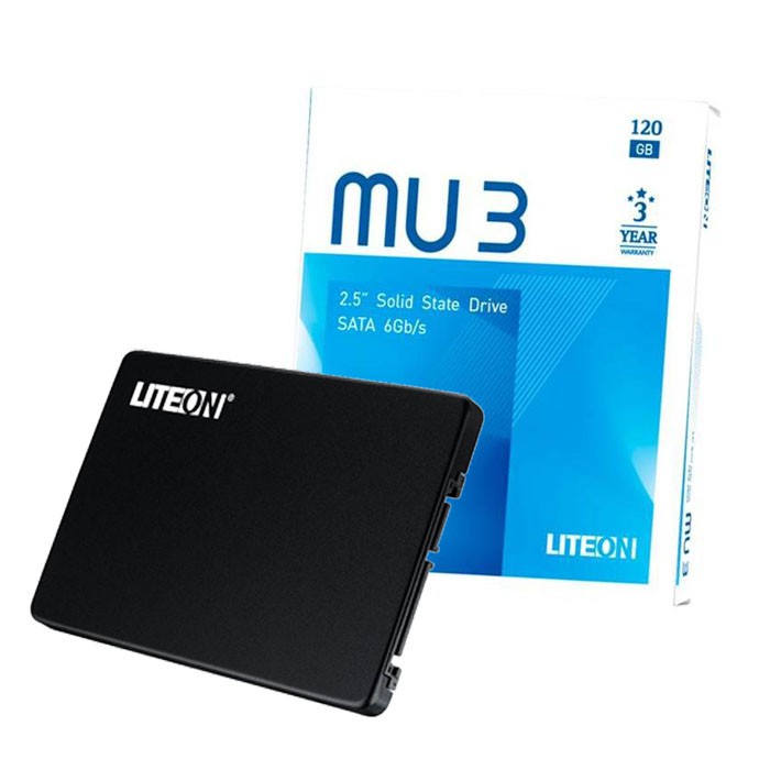 Liteon MU3 2.5" Solid State Drive SATA 6Gb/s with 3D NAND Flash SSD ...