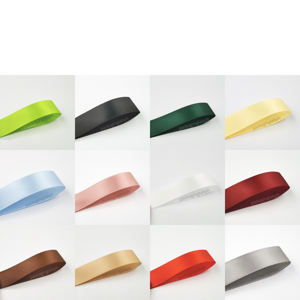 1 inch 1/2 inch Satin Ribbons (100 yards/roll) | Shopee Philippines