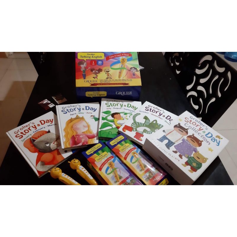 Grolier Talking English with Grolier Story A Day Collections with free ...